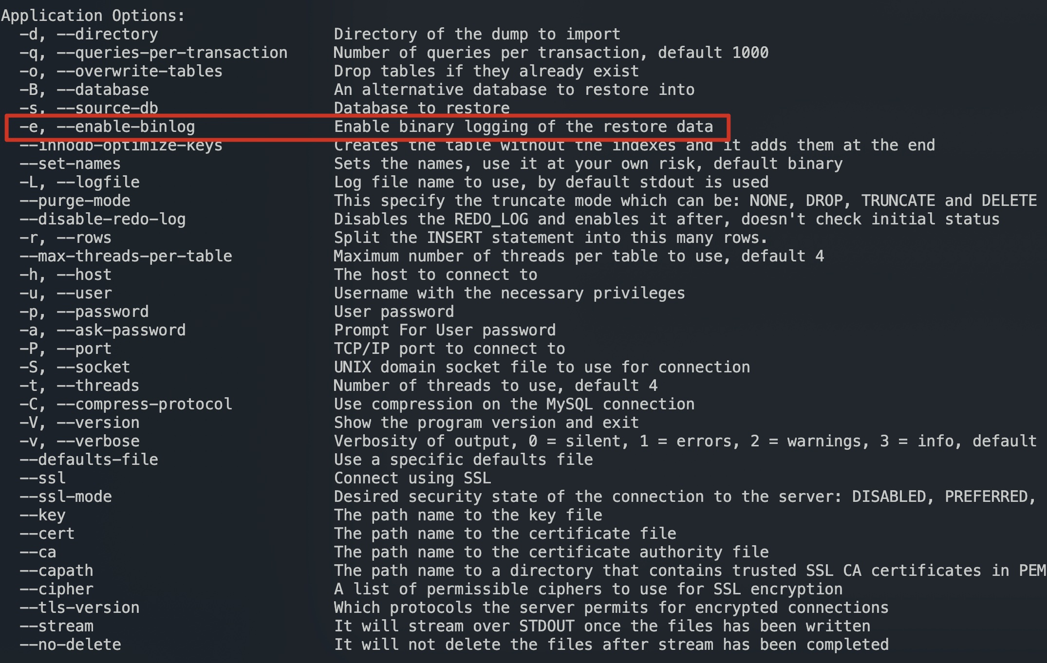 mydumper源码学习系列2-修改myloader导入过程默认关闭binlog写入的行为 | 全不栈工程师
